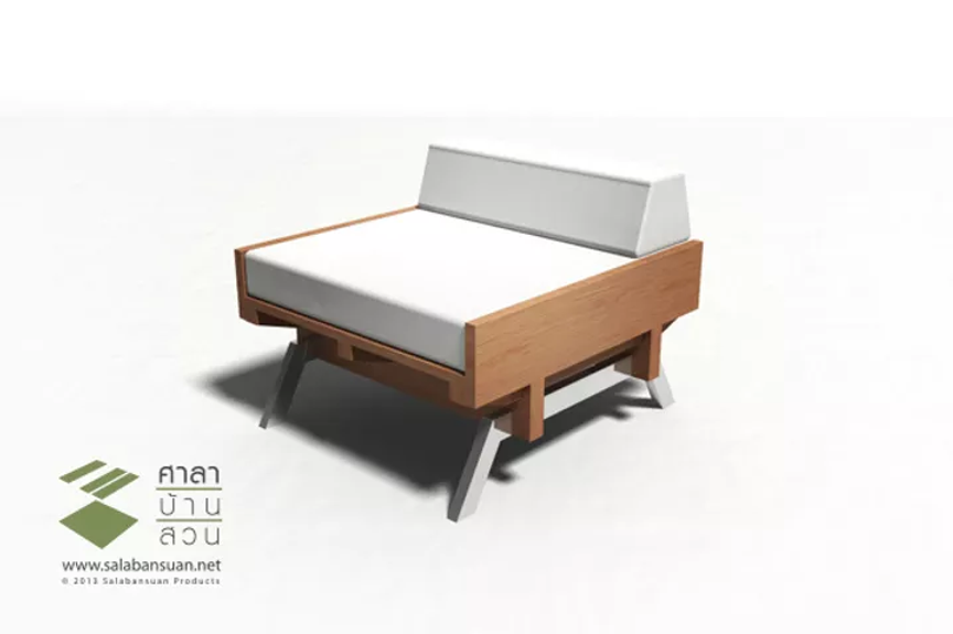 salabansuan JAVA Sofa 70 ม้านั่งสนาม สไตล์มินิมอล ม้านั่งสนาม ม้านั่งกลางแจ้ง สไตล์มินิมอล สีไม้ ...